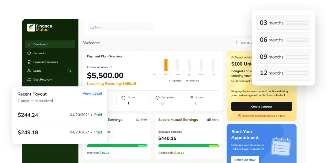 FinanceMutual™ Business Package – Offer AI-Powered Payment Plans